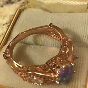 Jewelry | Peermont Ring Novelty With Fire Opal Stone | Poshmark